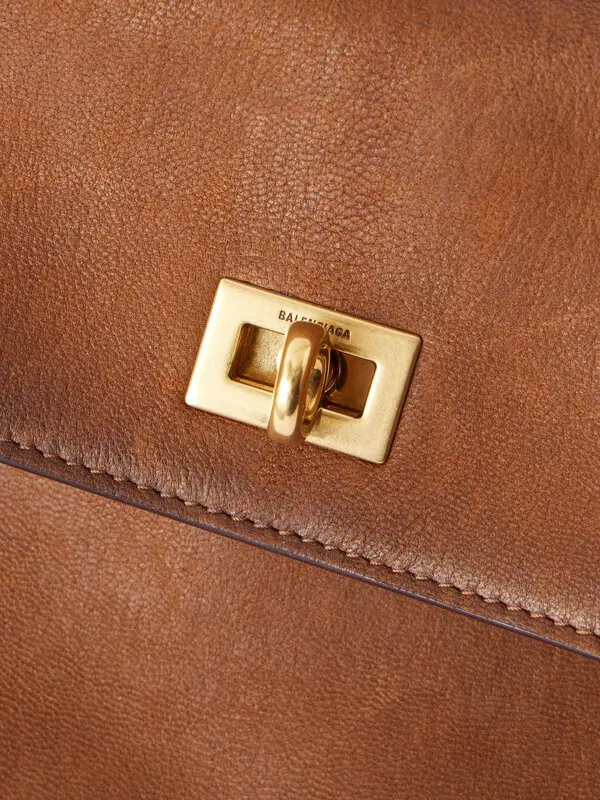 Balenciaga Rodeo East-west Leather Shoulder Bag