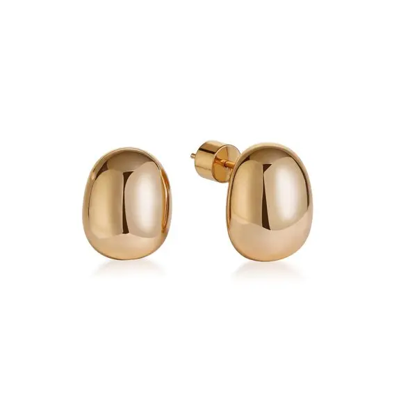 LAGOMIST Coffee Bean Studs - Gold