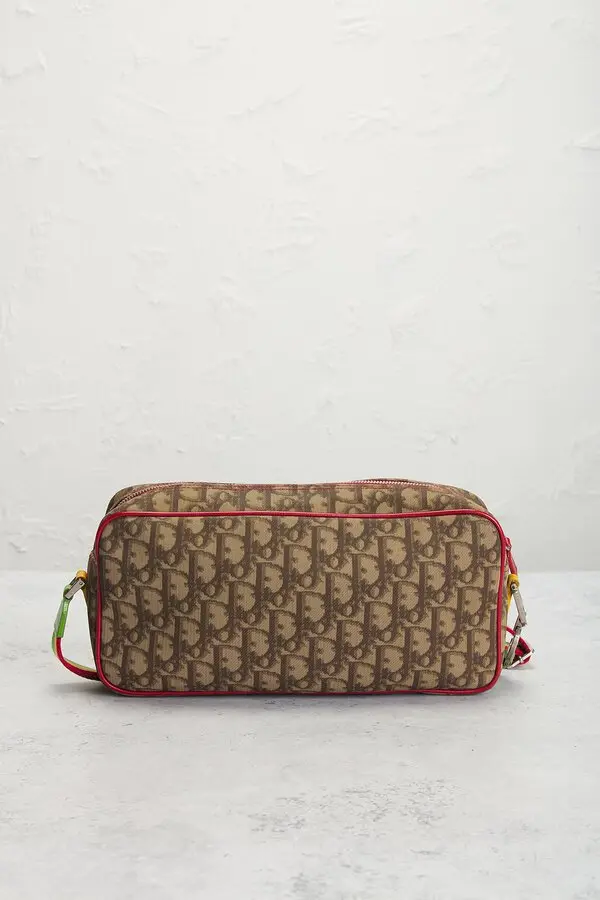 Dior Vintage Trotter Rasta Messenger Bag