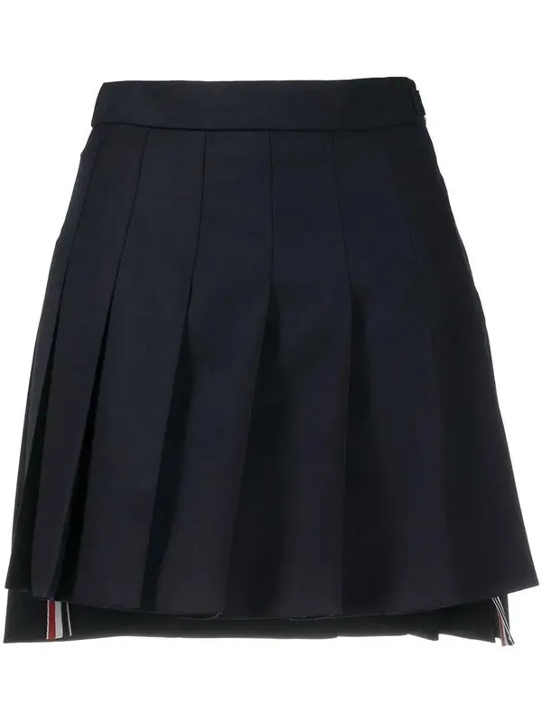 Thom Browne Super 120s Pleated Miniskirt
