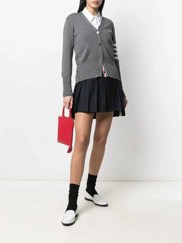 Thom Browne Super 120s Pleated Miniskirt