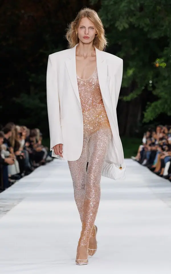 Stella McCartney Sequined Top - Nude