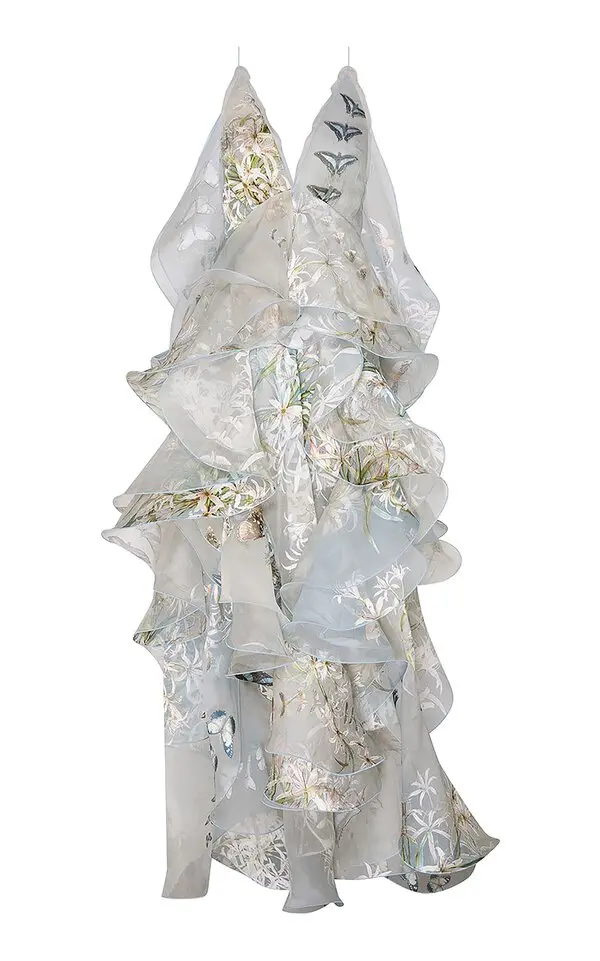 Zimmermann Becoming Flounce Maxi Cotton Dress - Multi