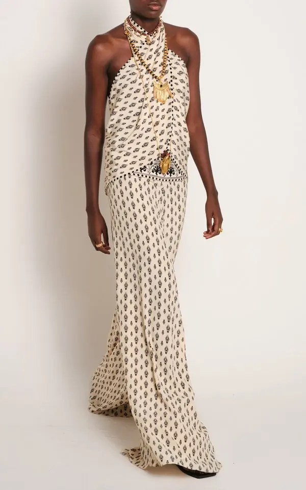 Johanna Ortiz Musical Silk Wide-leg Pants - Multi