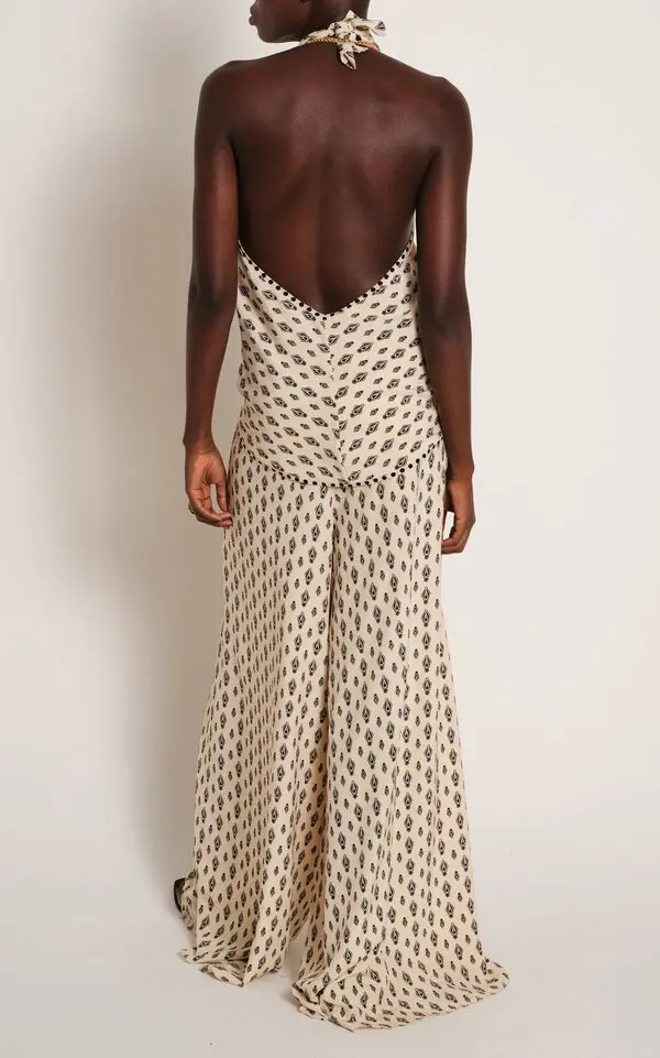 Johanna Ortiz Musical Silk Wide-leg Pants - Multi