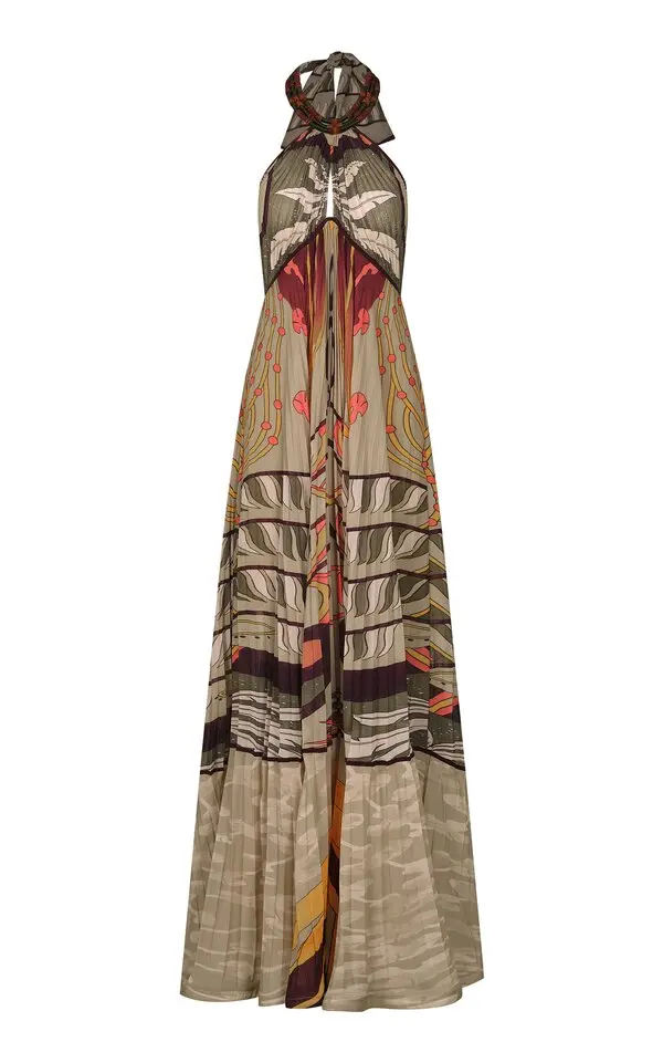 Johanna Ortiz Domingo Adino Twill Maxi Dress - Multi