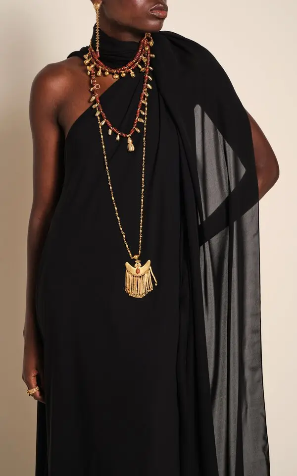 Johanna Ortiz Elegant Freedom Silk Maxi Dress