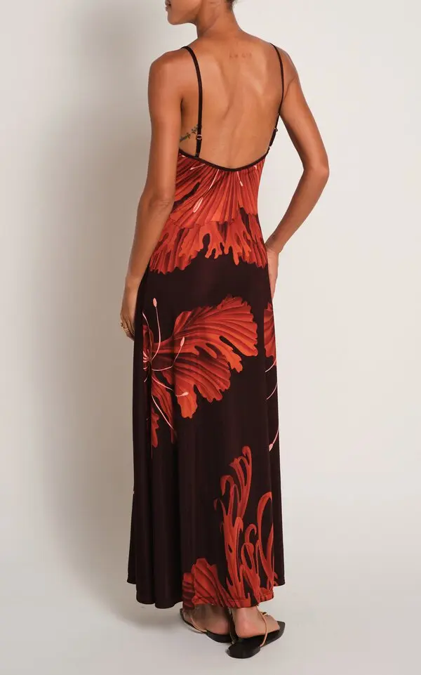 Johanna Ortiz Nuestra Tierra Jersey Midi Dress
