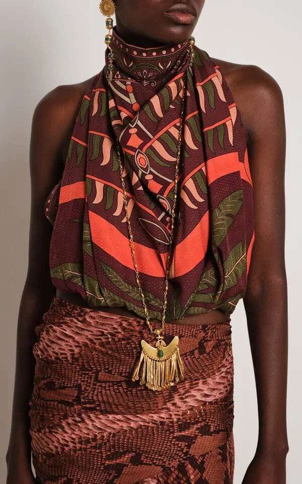 Johanna Ortiz Highland Charms Silk Top