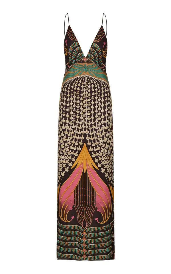 Johanna Ortiz Salento Soul Silk Maxi Dress - Multi