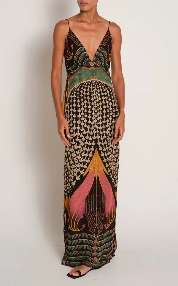Johanna Ortiz Salento Soul Silk Maxi Dress