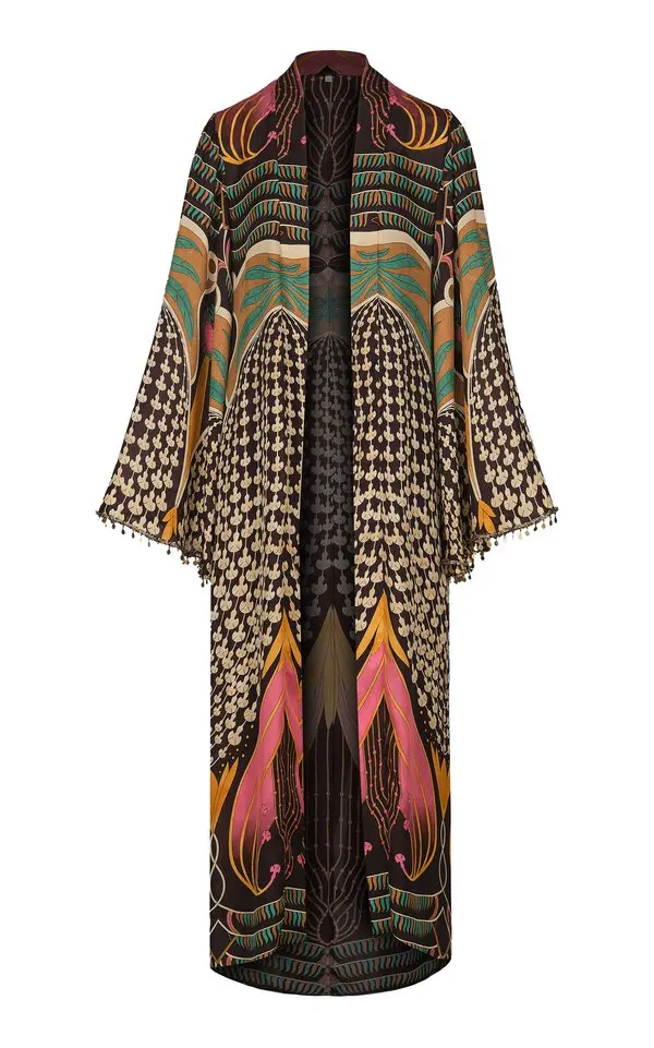 Johanna Ortiz Garden Relics Silk Kimono Jacket - Multi