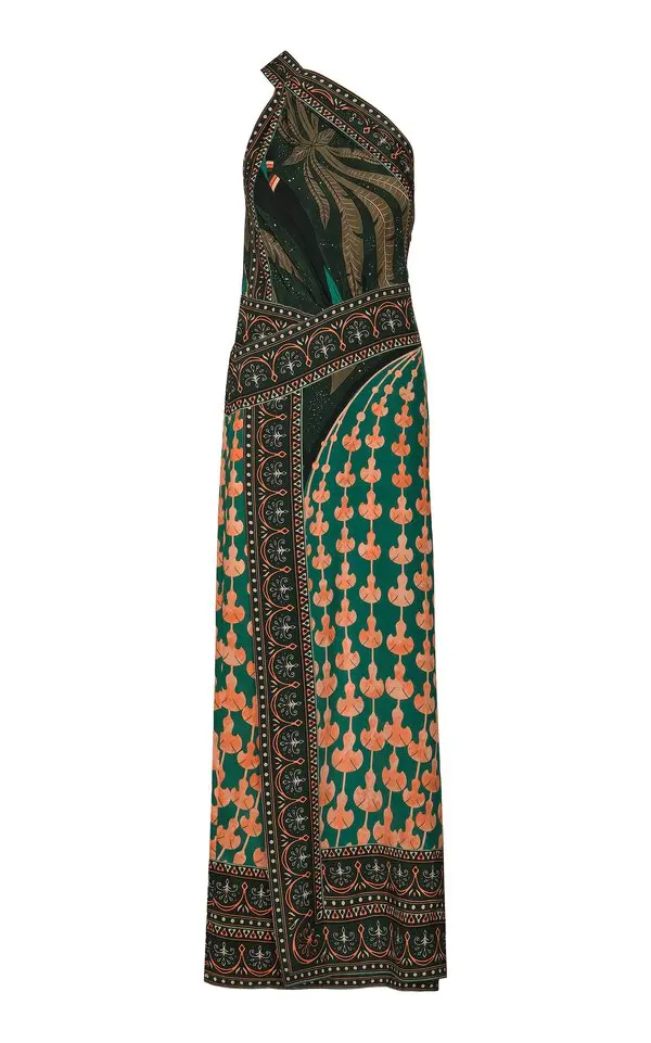 Johanna Ortiz Destino Libre Silk Maxi Dress - Multi