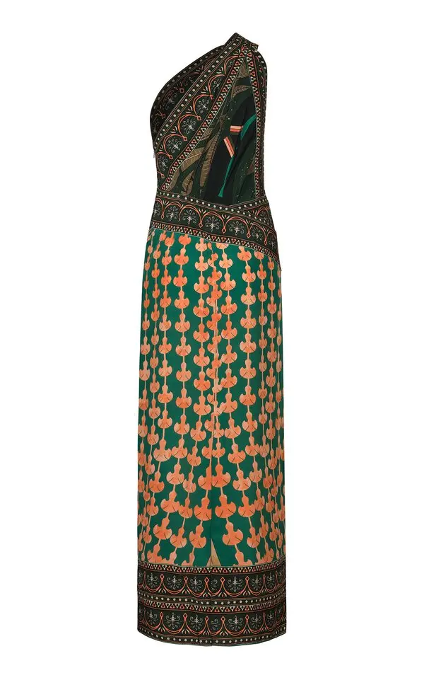 Johanna Ortiz Destino Libre Silk Maxi Dress
