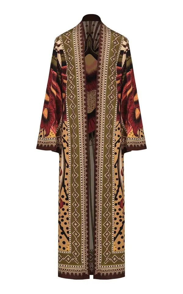Johanna Ortiz Garden Relics Twill Kimono Jacket - Multi