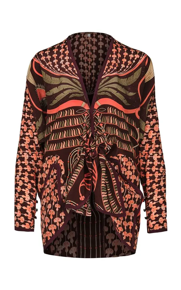 Johanna Ortiz The Garden Story Silk Top - Multi