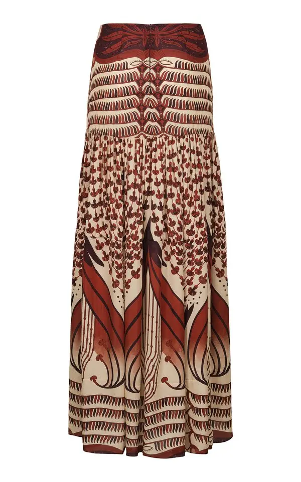 Johanna Ortiz Ever Beloved Silk Maxi Skirt