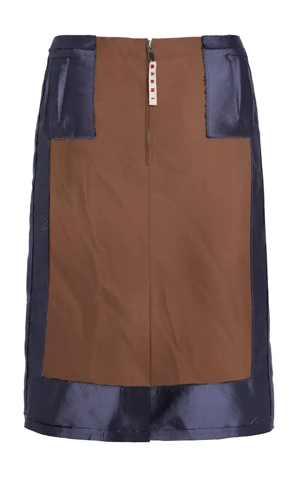 Marni Colorblocked Midi Skirt