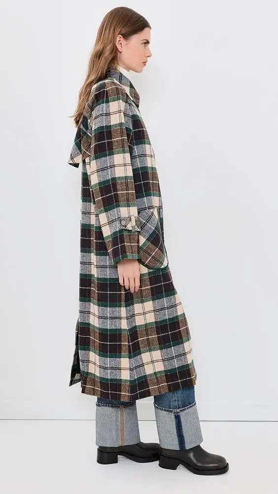 SIEDRES Viren Plaid Coat