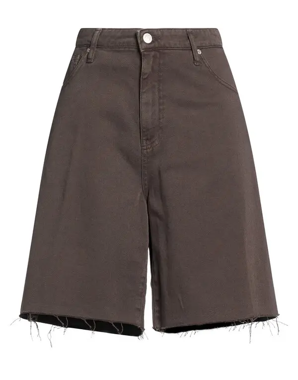 VICOLO Shorts & Bermuda Shorts Dark Size Cotton