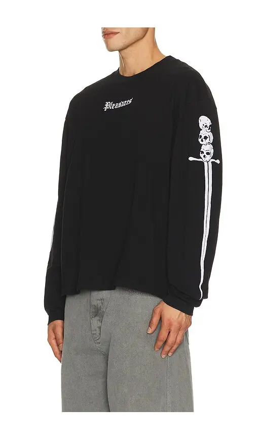 PLEASURES Luster Heavyweight Long Sleeve Tee