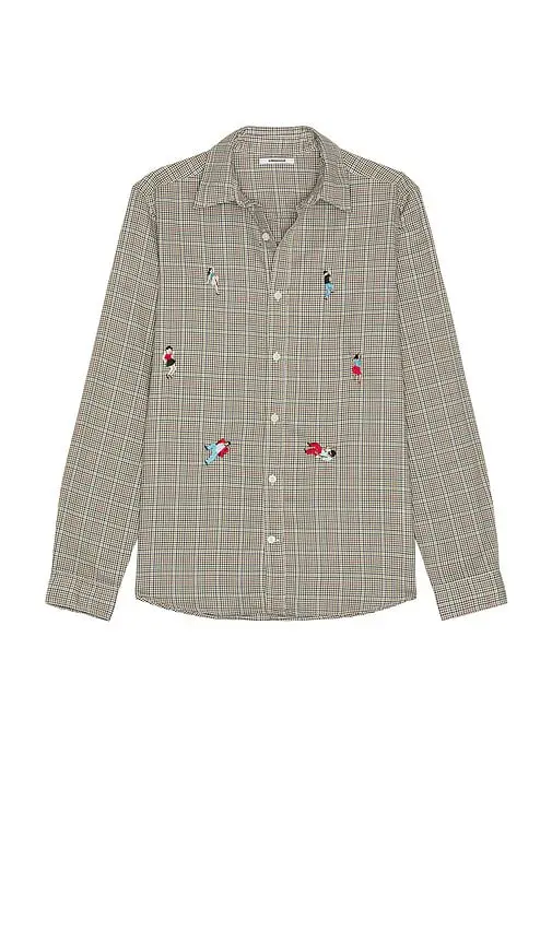 EDMMOND STUDIOS Groove Room Shirt In Grey
