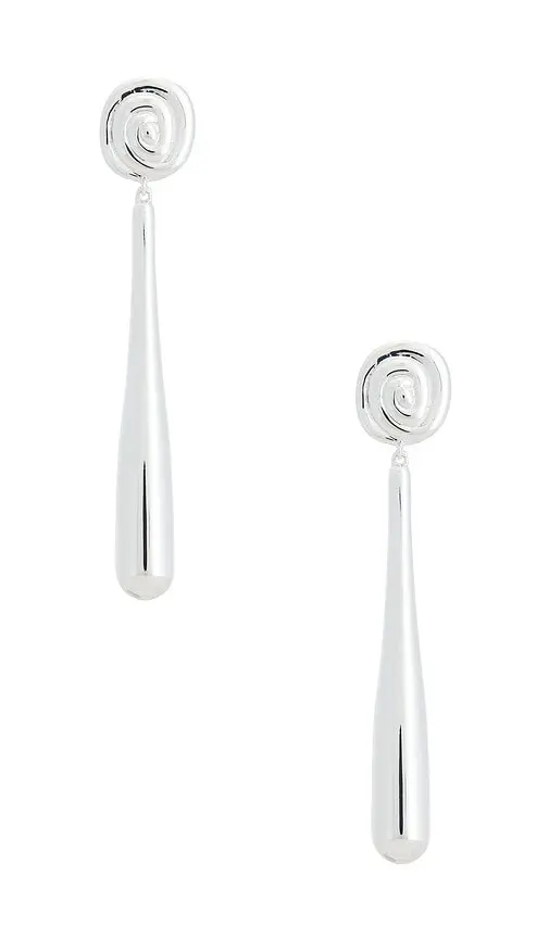 Éliou Onda Earrings In Metallic - Silver