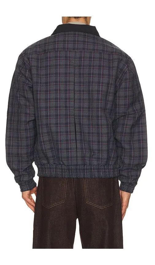 PAS UNE MARQUE Plaid Bomber Jacket