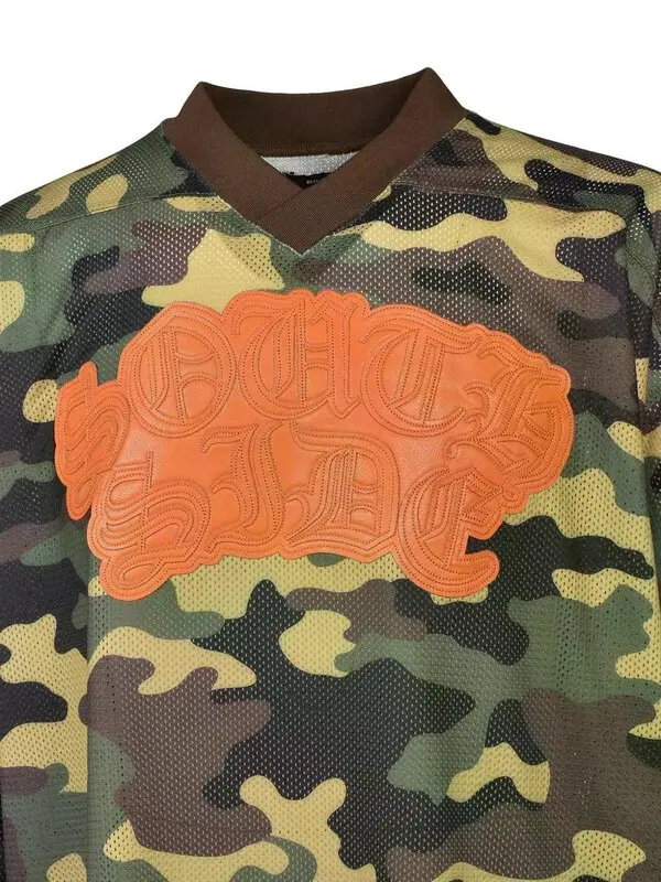 BREATH Camouflage-print T-shirt