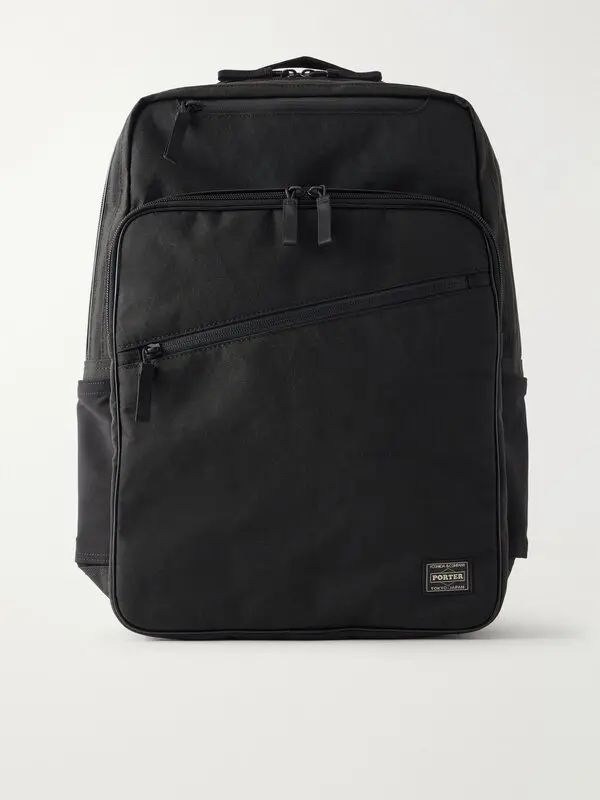 PORTER-YOSHIDA & CO Daypack X-c1000 Canvas Backpack - Black