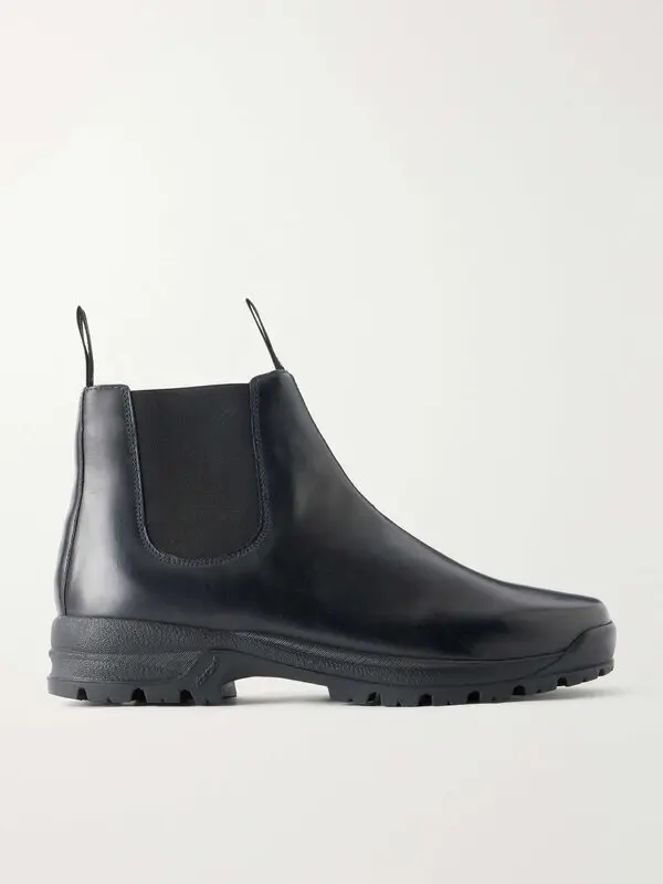 Grenson Sneaker 94 Vegetable-tanned Leather Chelsea Boots - Black