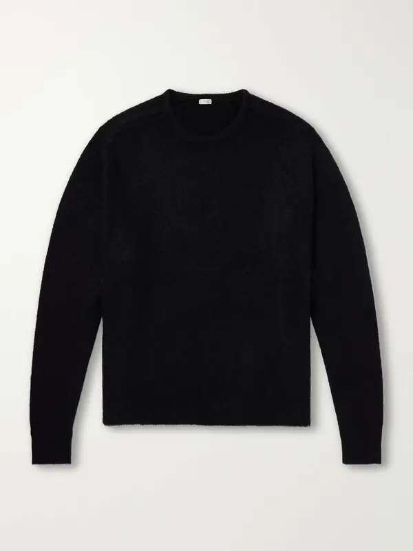 A.PRESSE Brushed Cashmere Sweater