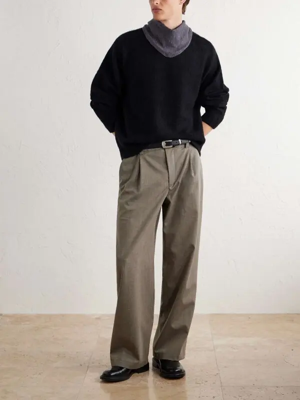A.PRESSE Brushed Cashmere Sweater