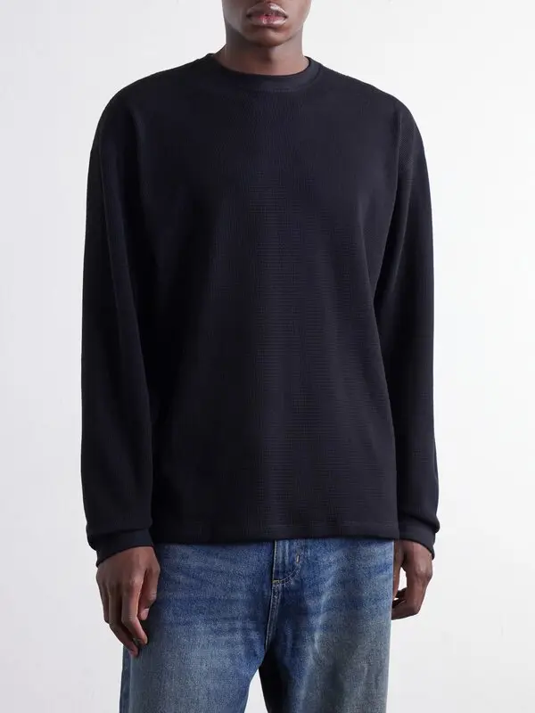 ORSLOW Waffle-knit Cotton T-shirt
