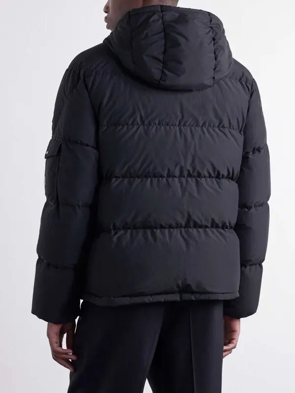 Moncler Himalaya Hooded Quilted Cotton-blend Shell Down Jacket