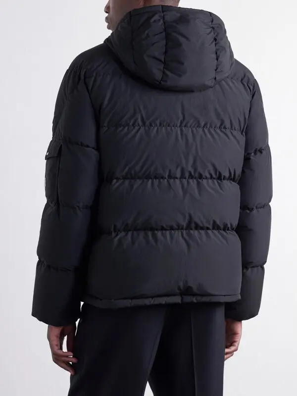 Moncler Himalaya Hooded Quilted Cotton-blend Shell Down Jacket