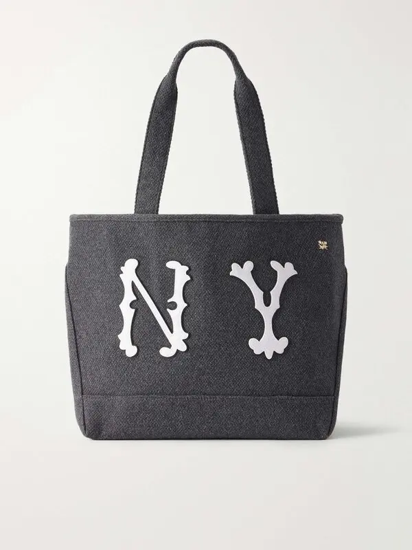 Aimé Leon Dore Ny Highlanders Logo-appliquéd Canvas Tote