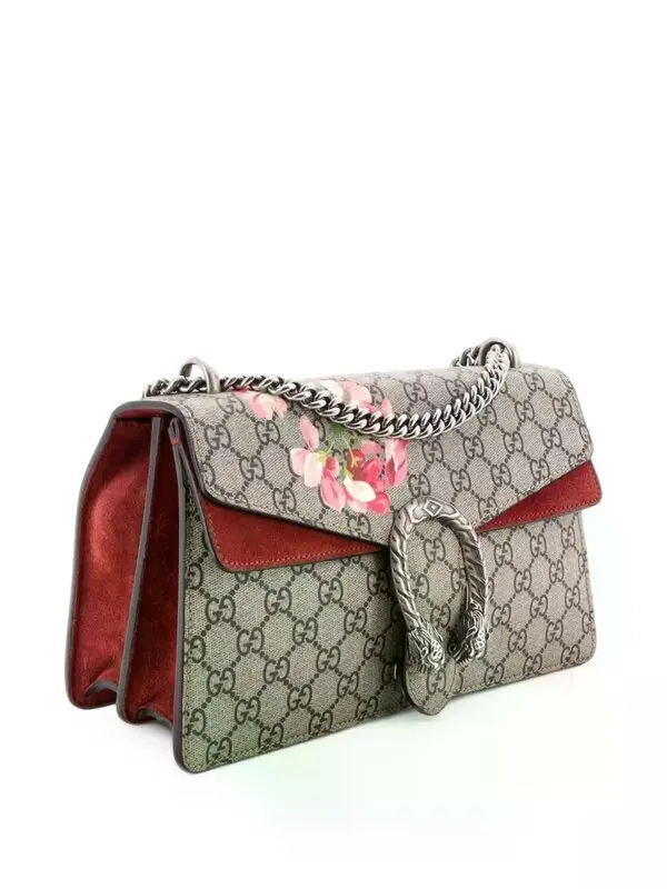 Gucci Dionysus Bag Blooms Print Gg Coated Canvas Small Shoulder Bag
