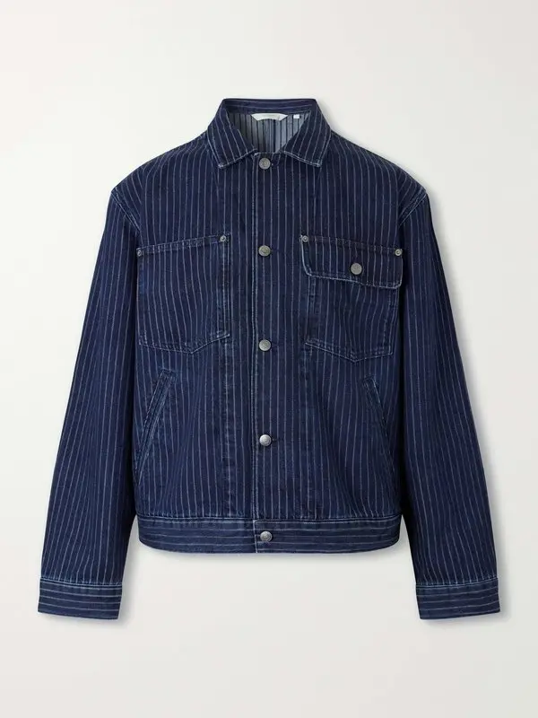 Aimé Leon Dore Striped Denim Jacket