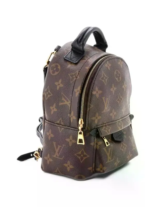 LOUIS VUITTON Palm Springs Monogram Canvas Mini Backpack - Brown