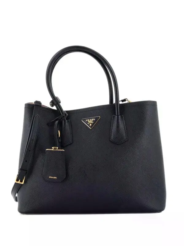 Prada Cuir Double Saffiano Leather Medium Tote Bag