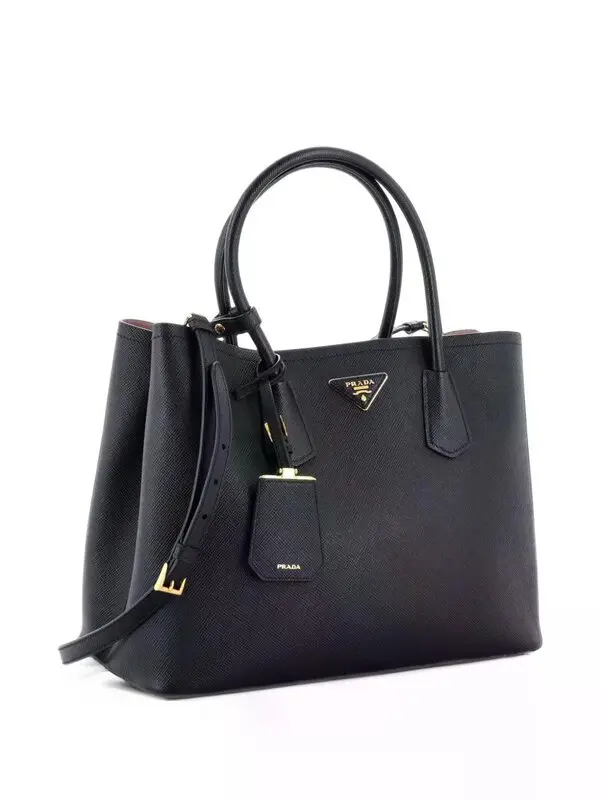 Prada Cuir Double Saffiano Leather Medium Tote Bag