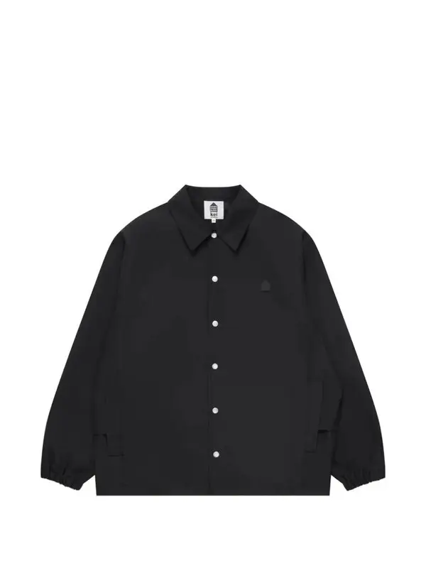 DOVER STREET MARKET Logo-patch Panelled Shirt Jacket
