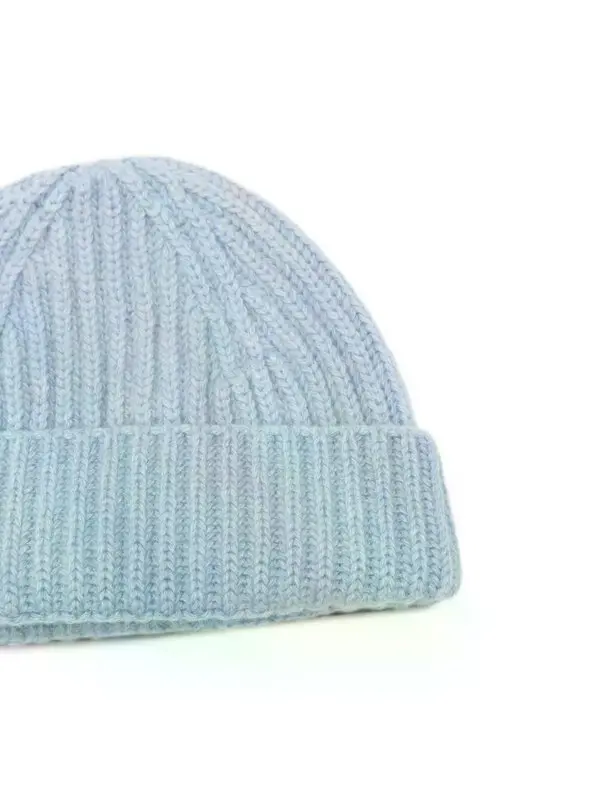 CENERE GB Ribbed-knit Beanie Hat