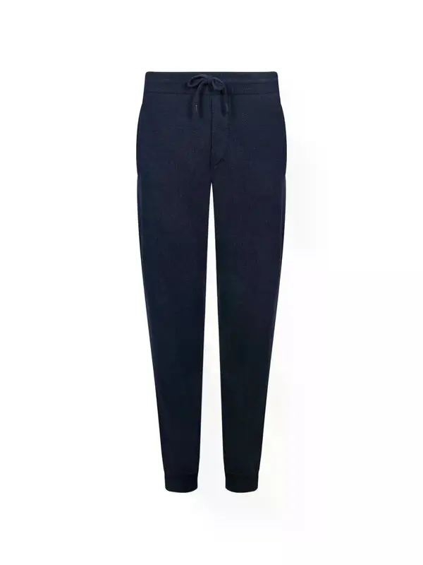 Canali Drawstring-waistband Track Pants - Blue