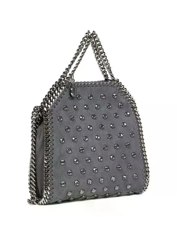 Stella McCartney Falabella Crystal-embellished Tote Bag - Grey