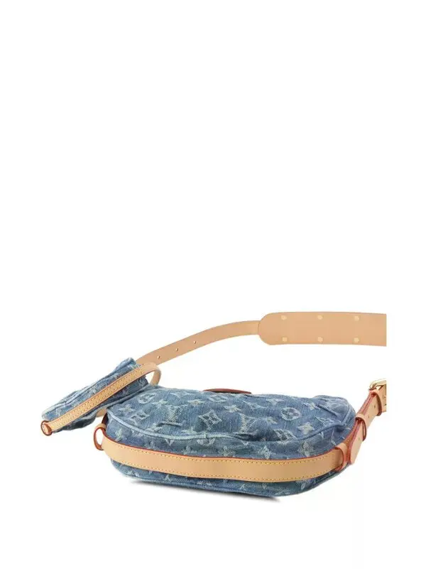 LOUIS VUITTON 2021-2026 Monogram Denim Croissant Mm Shoulder Bag