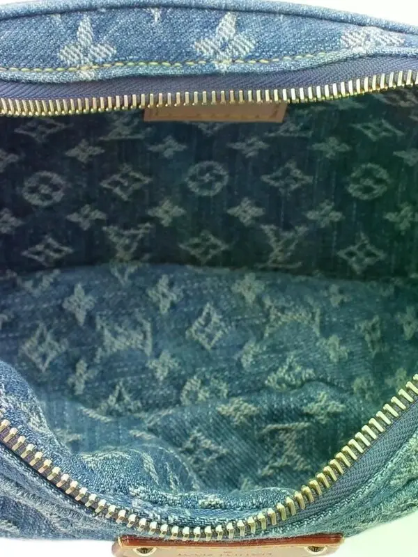 LOUIS VUITTON 2021-2026 Monogram Denim Croissant Mm Shoulder Bag