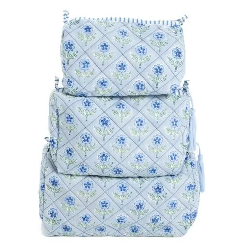 INNER CHILD Mona Blockprint Makeup Bag