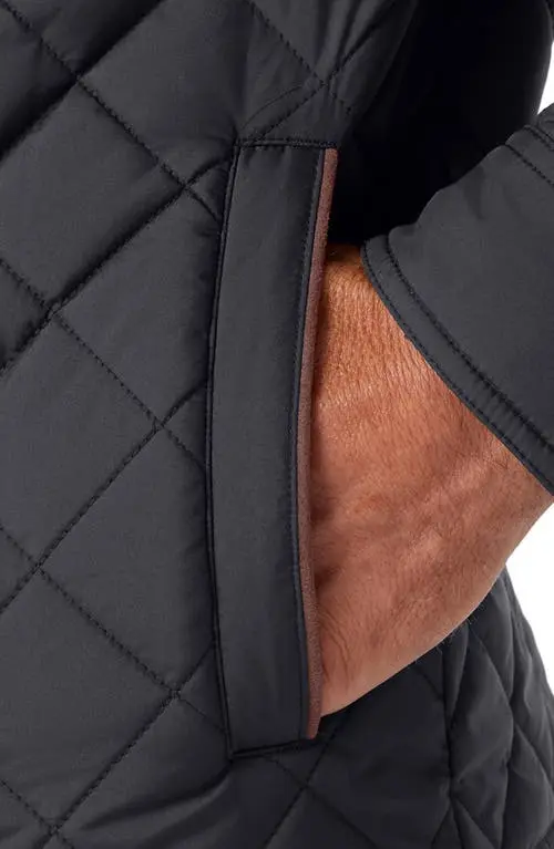 Mizzen+main Brentwood Quilted Jacket - Black